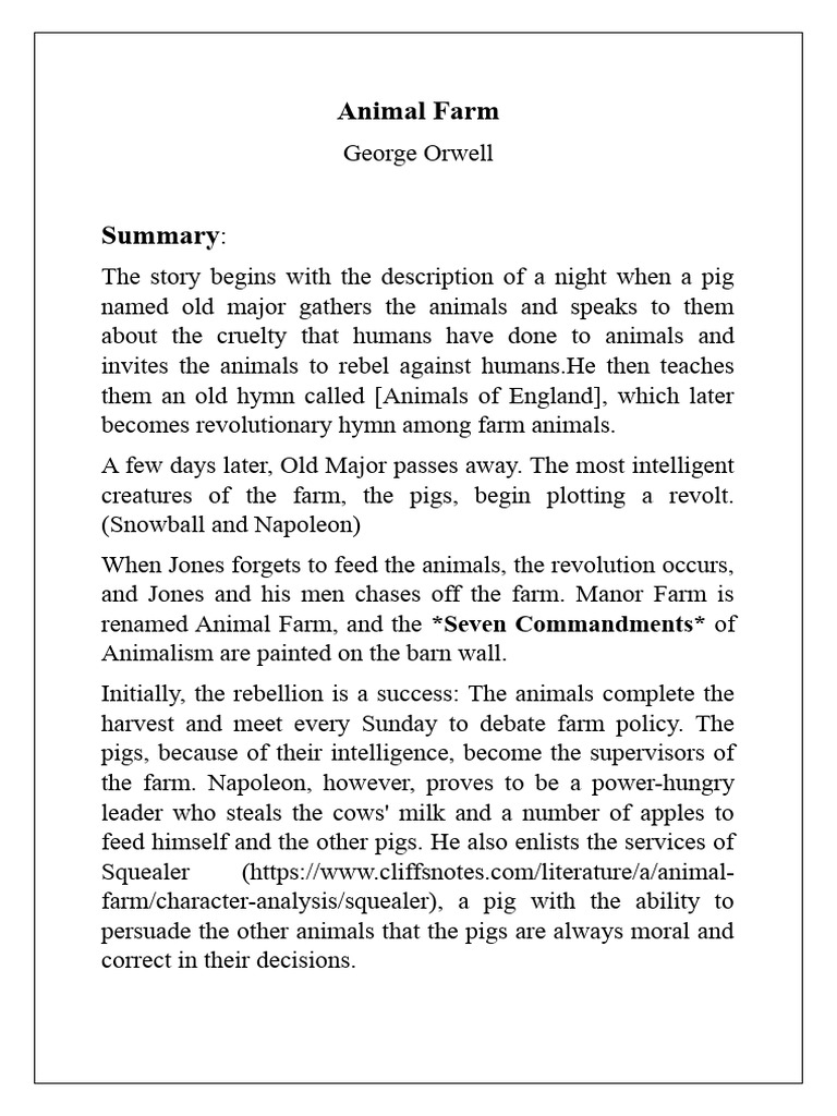 Animal Farm | Download Free PDF | Communism