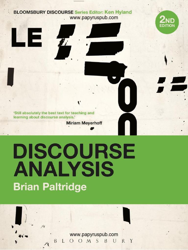 Discourse Analysis An Introduction | PDF | Linguistics | Context (Language Use)
