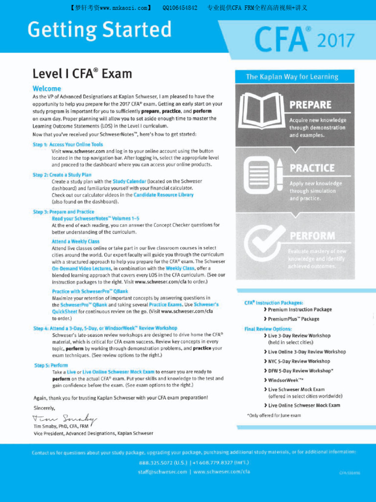 CFA 2017 Level 1 Schweser Notes Book 3 | PDF