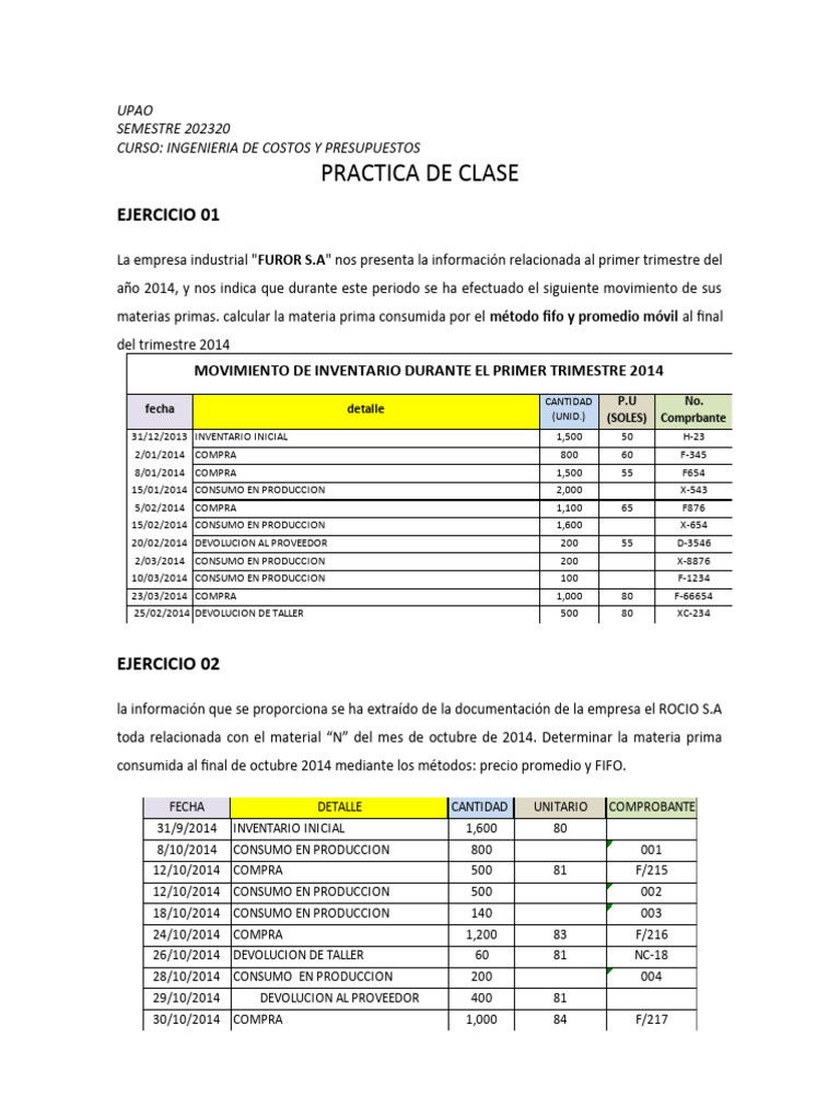 Practica de Clase | PDF | Sector privado
