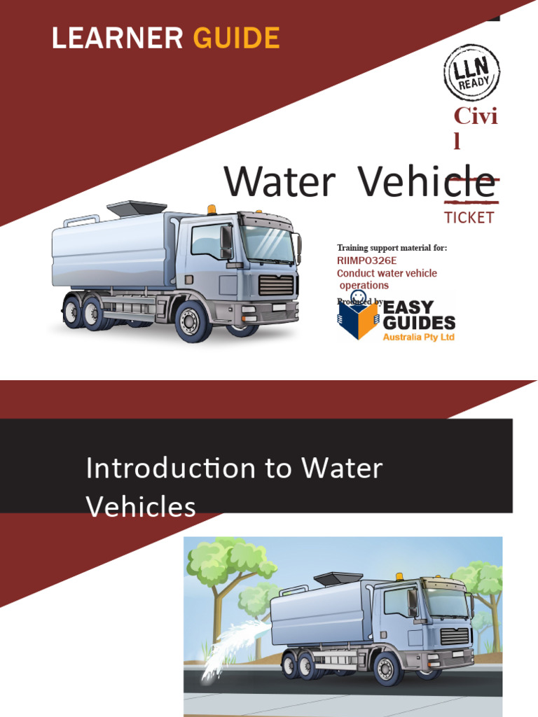 Water Vehicle Operations Guide | PDF | Occupational Safety And Health ...