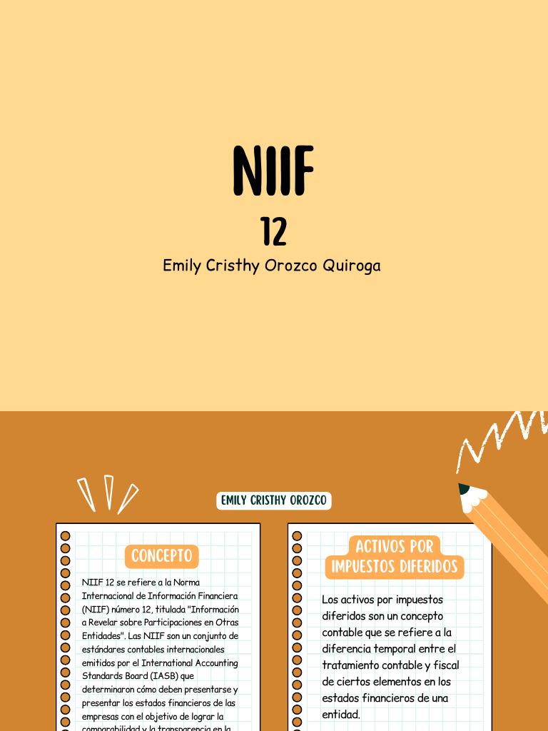 NIIFn12 1564e285ec1d289 | PDF | normas internacionales de INFORMACION ...