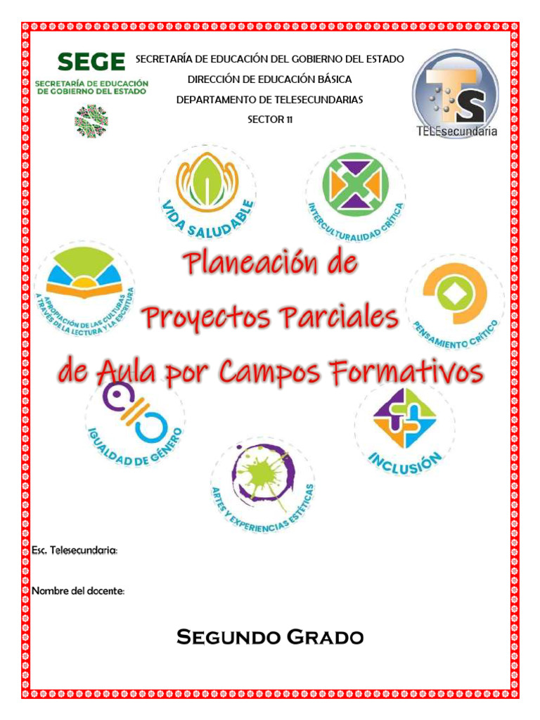 Proyectos Segundo Grado PDF | PDF | Comunicación | Salón de clases