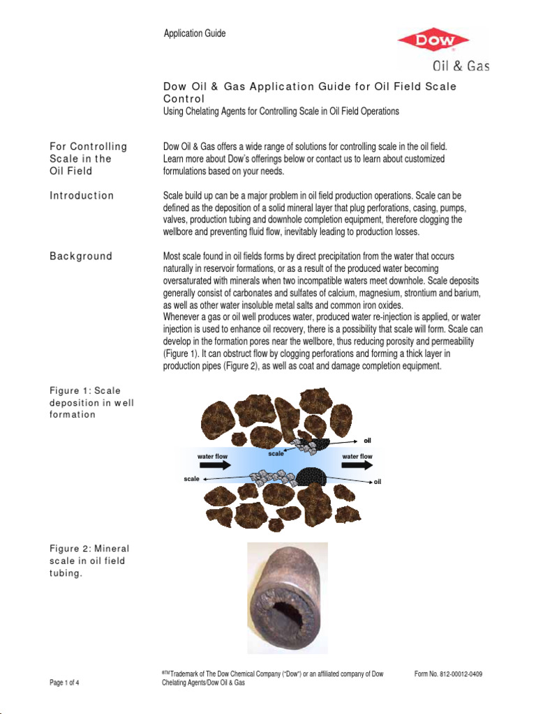 Dow Scale Dissolver Details | PDF | Ethylenediaminetetraacetic Acid ...