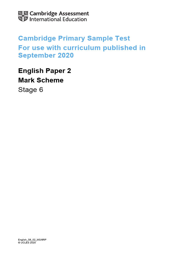 English - Stage 6 - 02 - MS - 6RP - AFP - tcm142-594897 | PDF ...