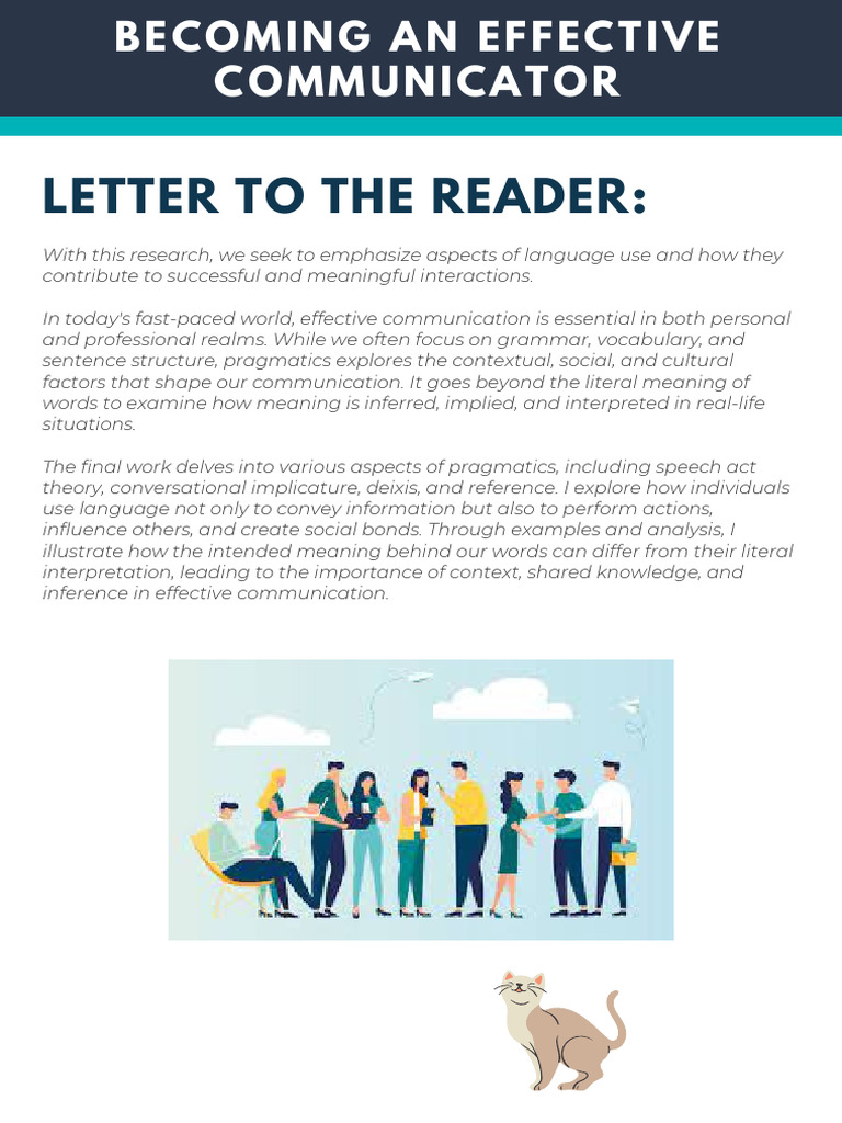 Becoming An Effective Communicator | Download Free PDF | Linguistics ...
