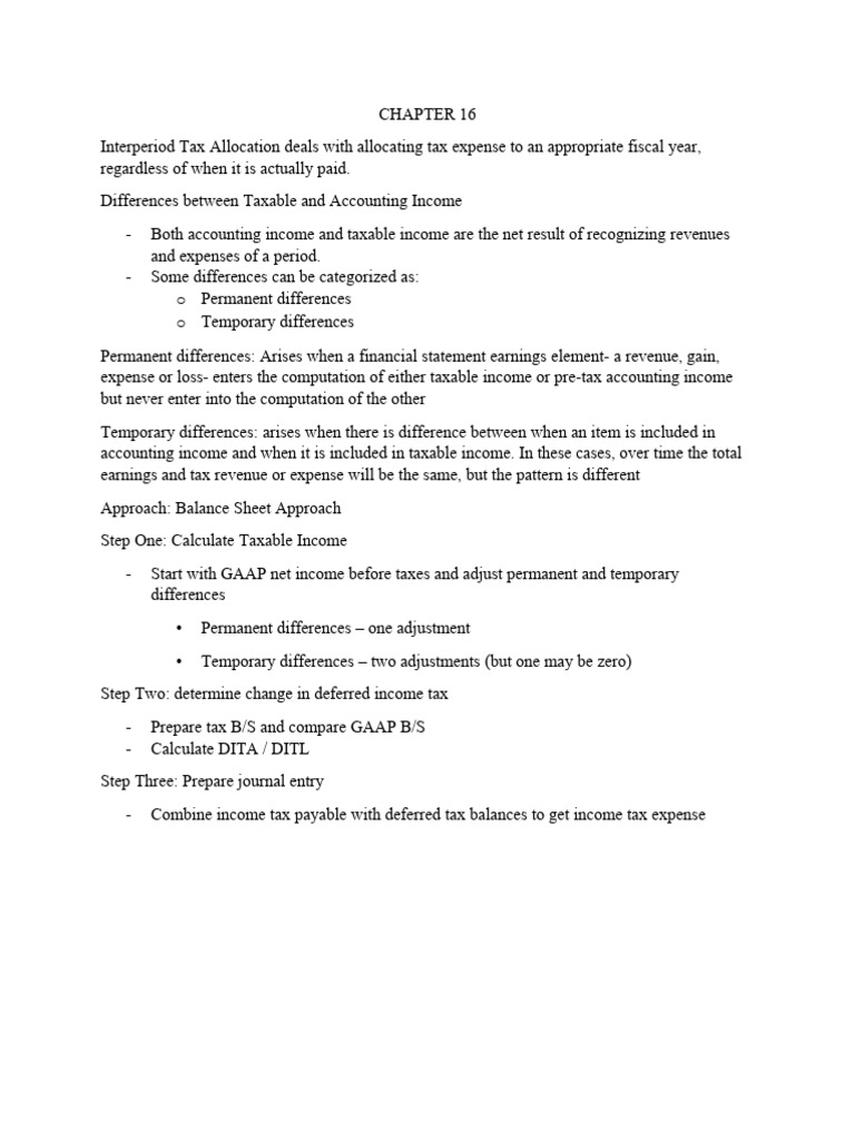 Chapter 16 Notes | PDF