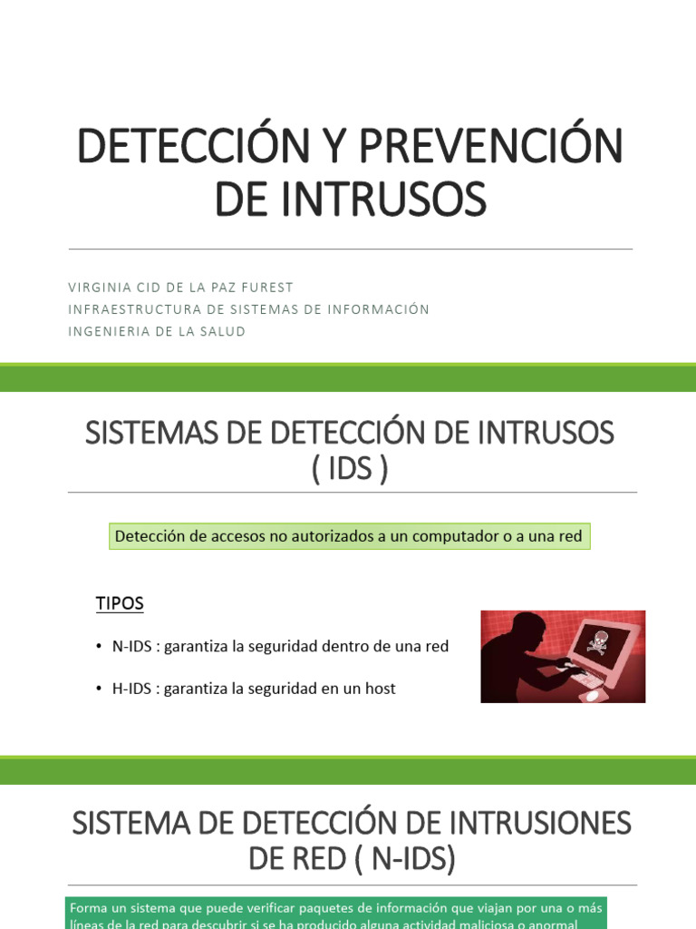 Que son IDS_IPS_NIDS_HIDS | PDF | Software | Comunicación segura
