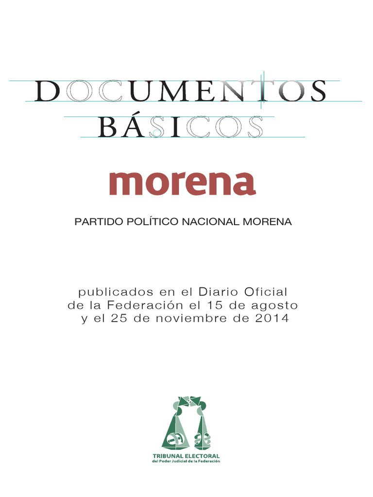 Documentos Básicos de Morena | PDF | Partidos políticos | México