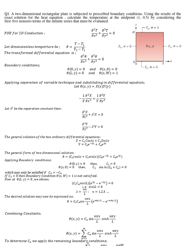 HT Tutorial 2 Questions | PDF | Heat Transfer | Physical Sciences