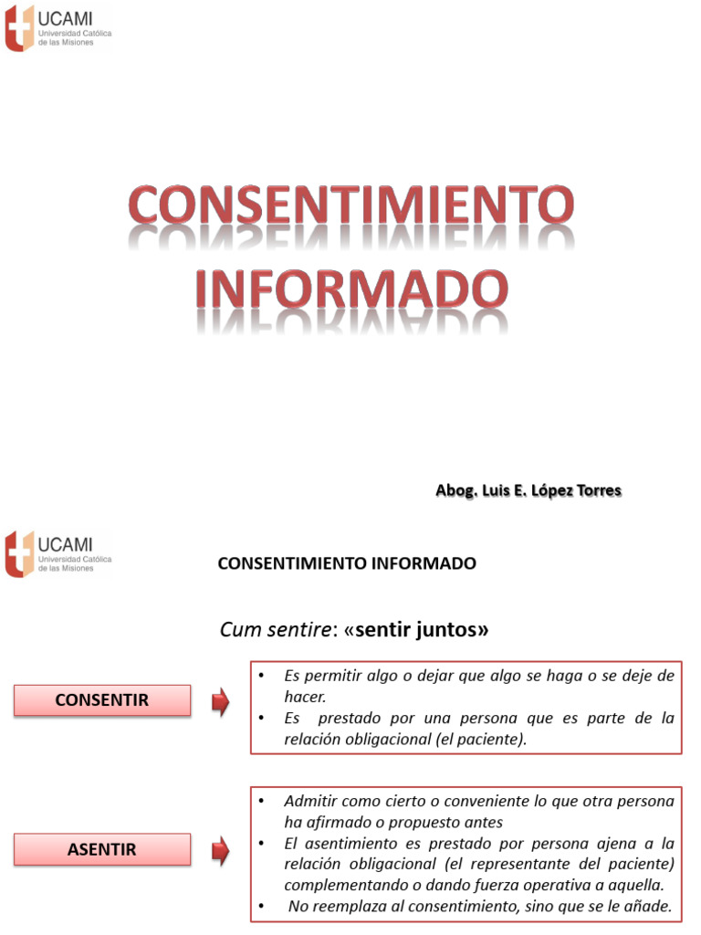 Consentimiento Informado | PDF | Consentimiento informado | Bioética