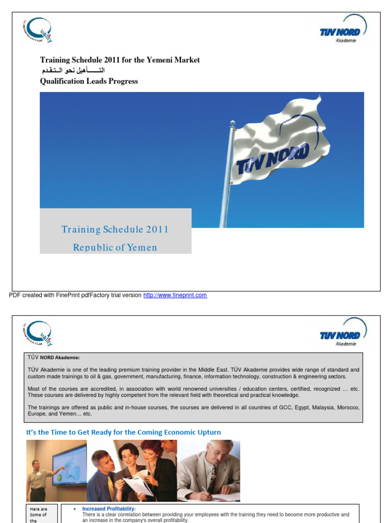 Quality TUV Training Schedule 2011 | Download Free PDF | Nondestructive ...