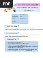 Modul Ajar SPLTV Dan SPTLDV | PDF | Karier & Perkembangan
