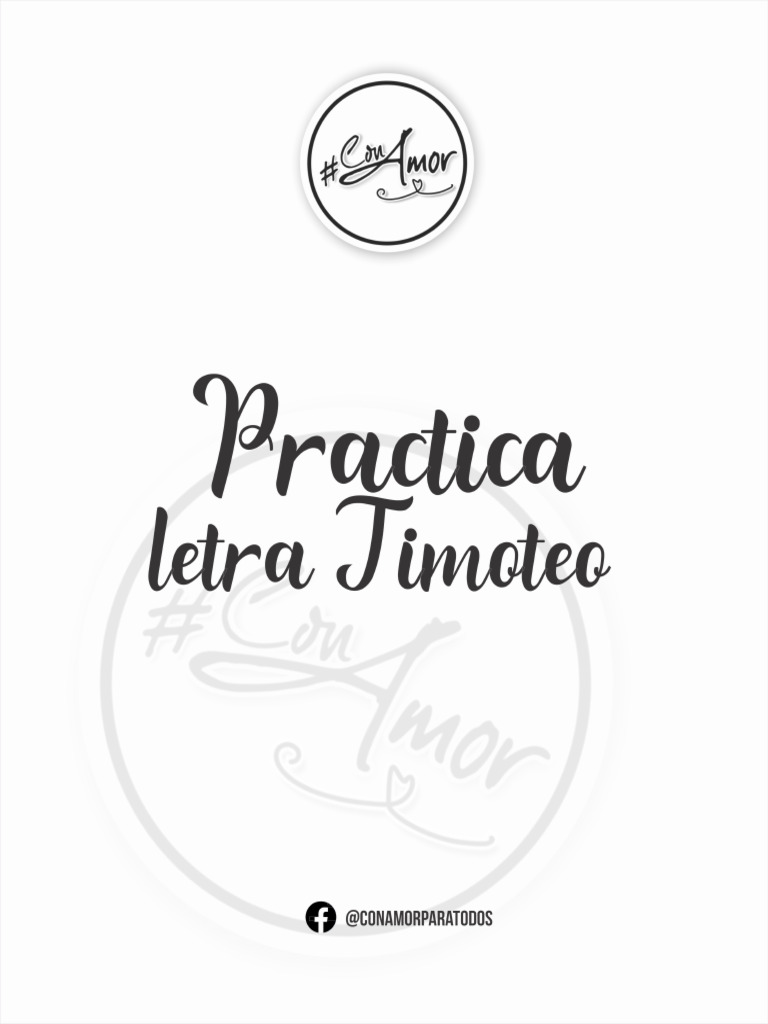 Practica Letra Timoteo Planas Abecedario | PDF