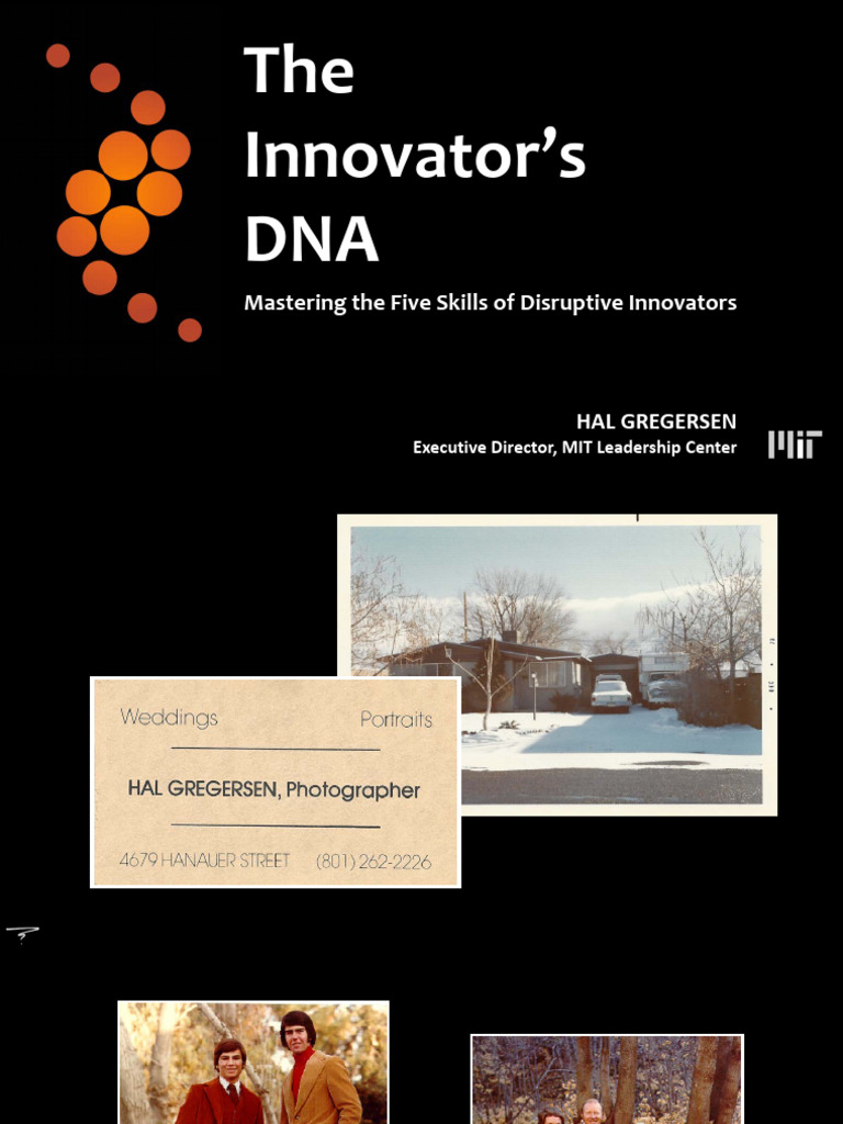 2017 General Assembly Hal Gregersen Keynote Innovators Dna | PDF | Self ...