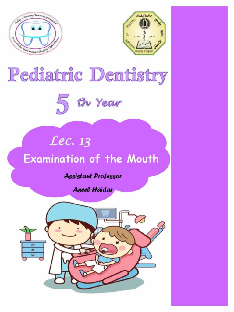 13-Examination of The Mouth | PDF | Dentistry | Medical Diagnosis