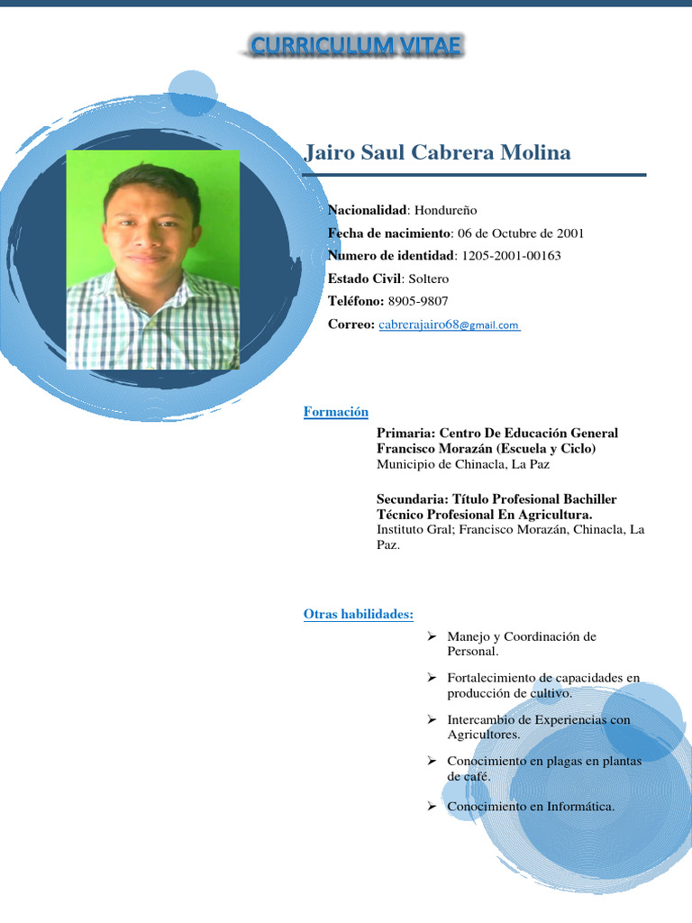 CV Jairo Cabrera | PDF