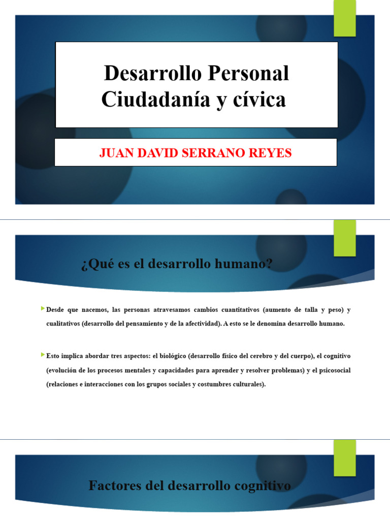 Desarrollo Personal Ciudadanía y Cívica (1ero) | PDF | Adultos | Aprendizaje