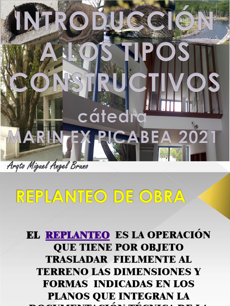 11 Replanteo de Obra | PDF