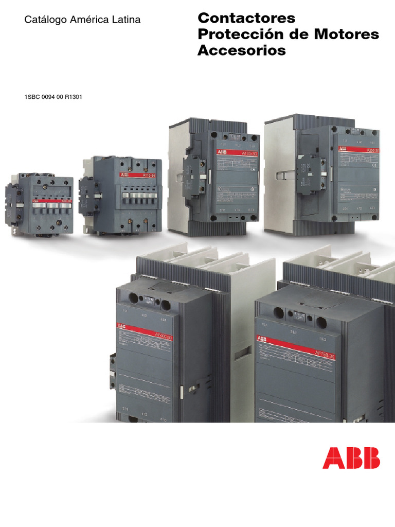 Contactores Abb | PDF | Bienes manufacturados | Equipo