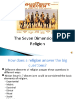Ninian Smart S Seven Dimensions of Religion | PDF | Philosophical Theories
