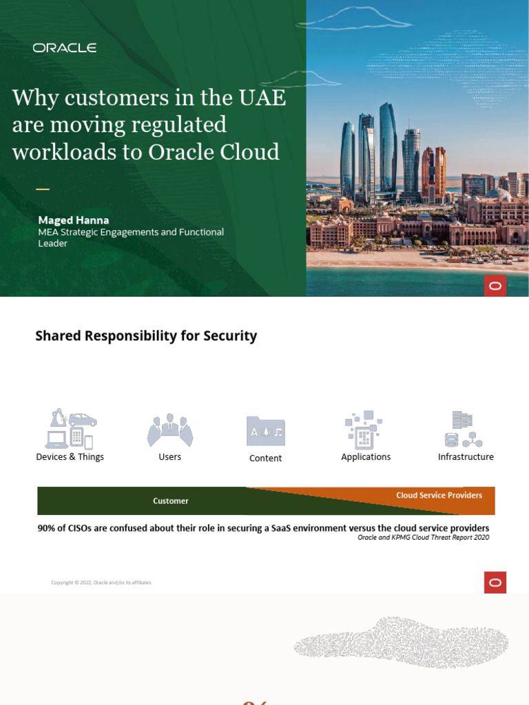 Why Customers Moving Regulated Workloads | PDF | Cloud Computing | Oracle Corporation