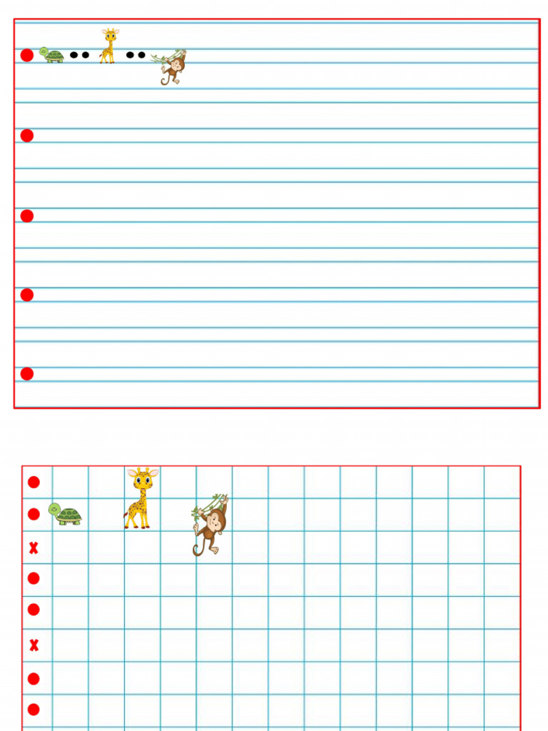 Hojas de Trabajo Doble Raya | PDF