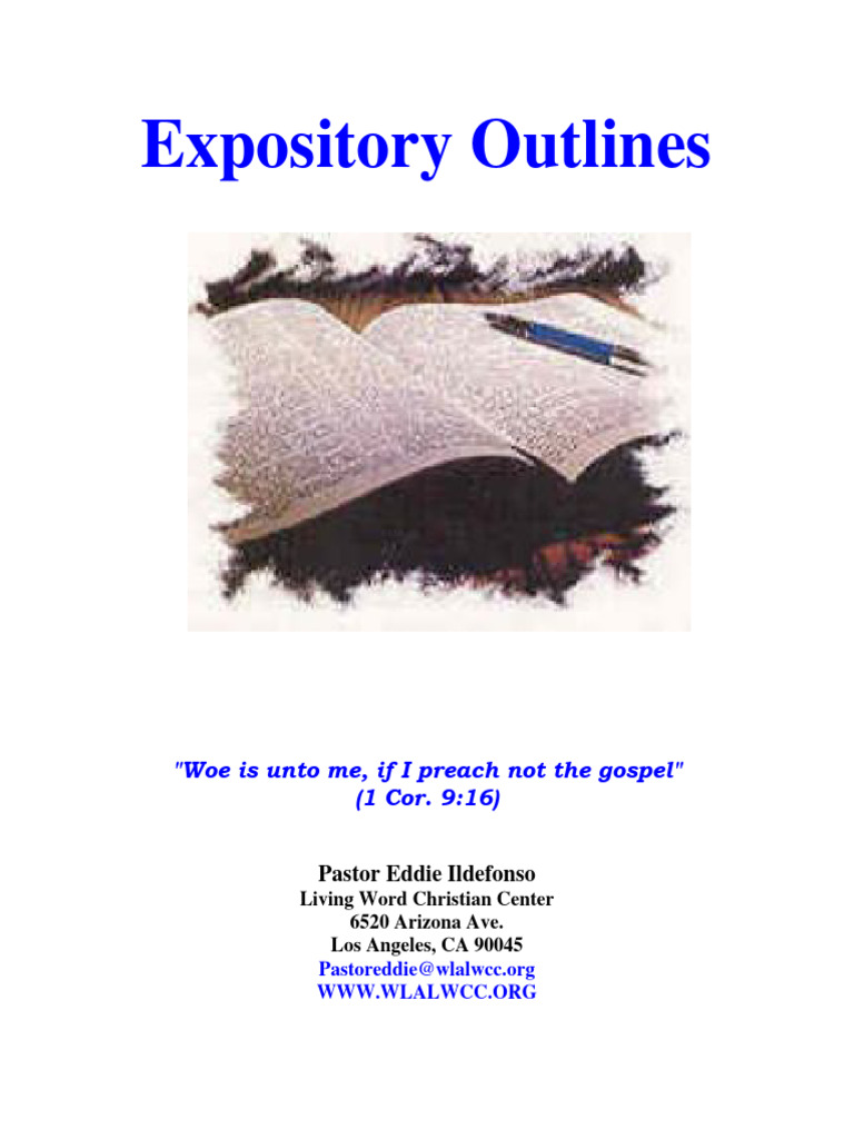 Expository Bible Outlines from Genesis | PDF | Abraham | Jacob