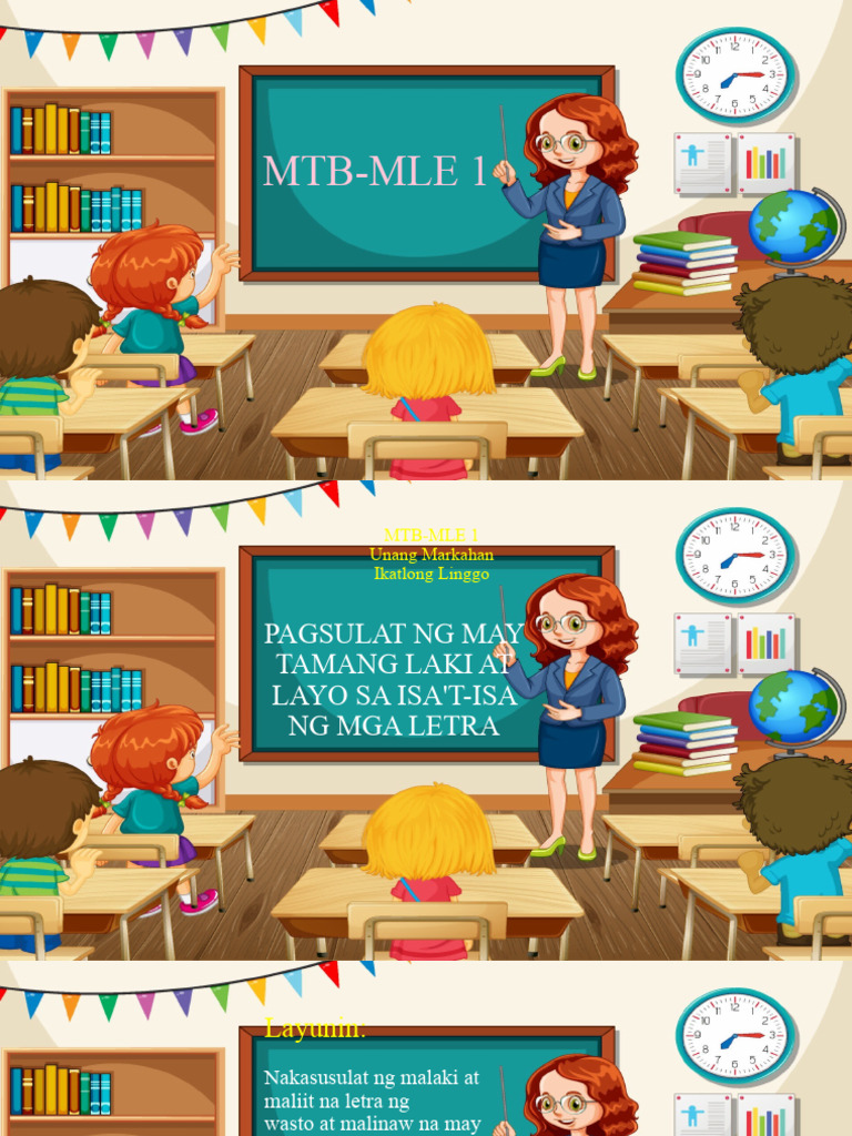 MTB Q1W3 D5 Pagsulat NG May Tamang Laki at Layo Sa Isat Isa NG Mga ...