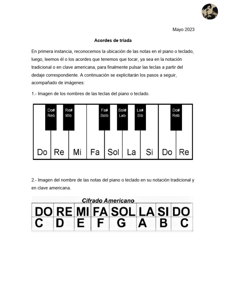 Acordes de Triada | PDF