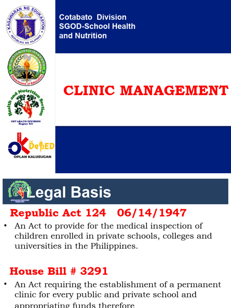 School Clinic Management Guidelines | PDF | Clinic | First Aid