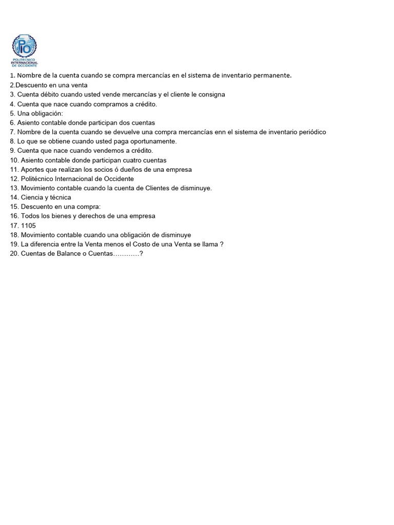 Actividad No. 4 Sopa Letras Contabilidad General | PDF | Contabilidad | Economía Financiera