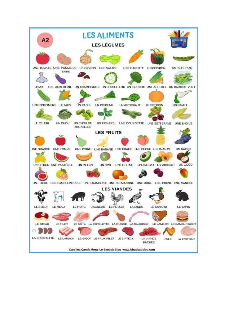 Les Aliments | PDF