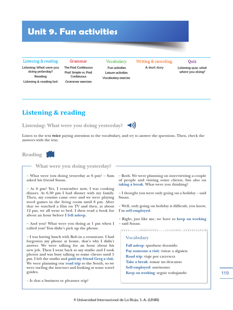 Unit9 English 2 | PDF