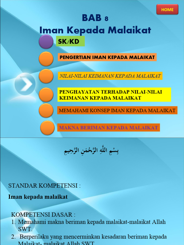 Bab 8 Iman KPD Malaikat | PDF