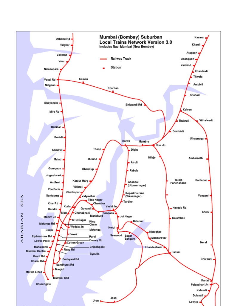 Mumbai Local Map | PDF