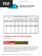 CEDULA DE CABLEADO Actualizado | PDF | Calibre | Ingeniería Química
