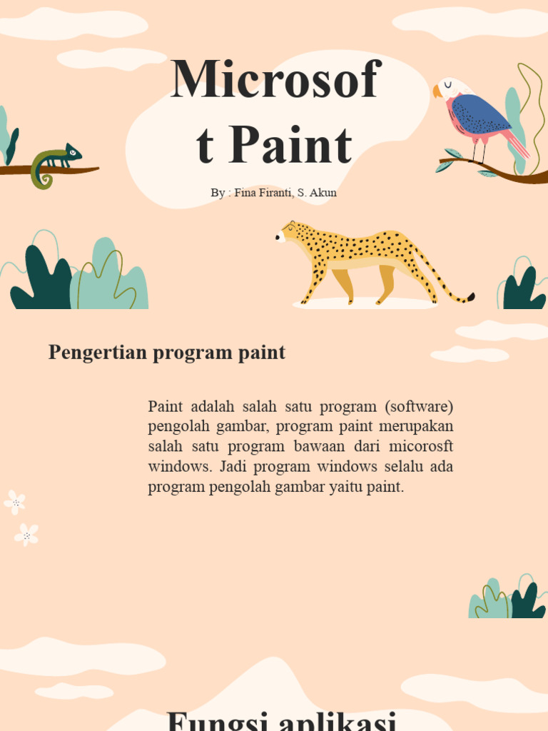 Microsoft Paint | PDF