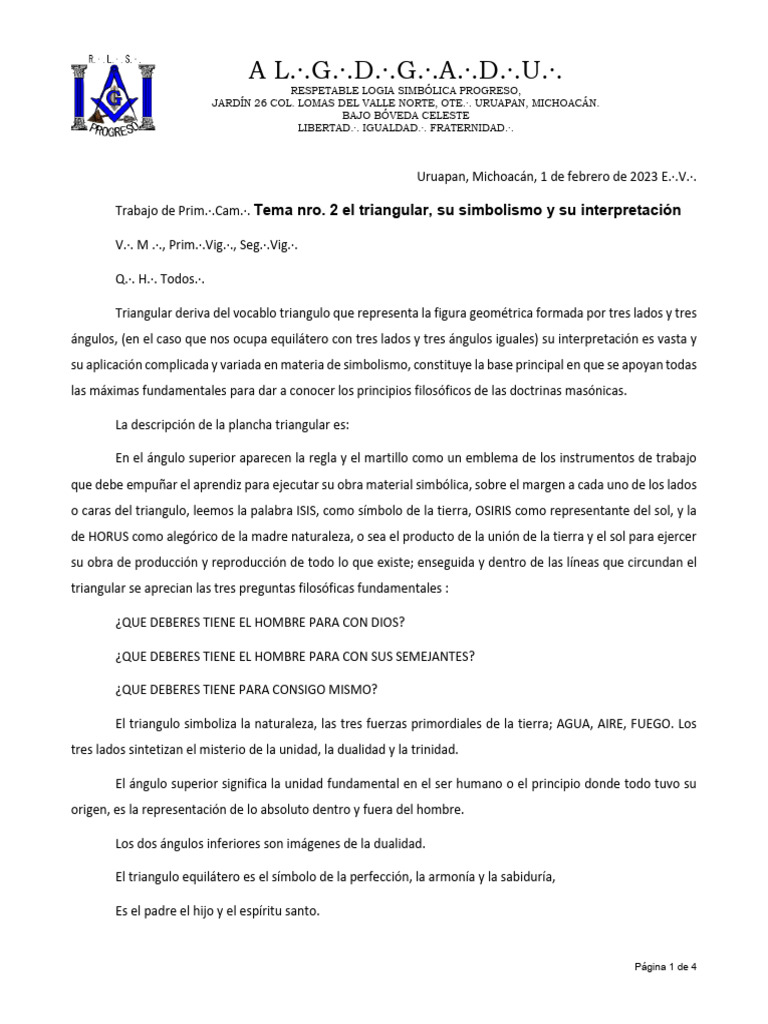 Tema 2 Triangular 2 | PDF | Moralidad | Dios