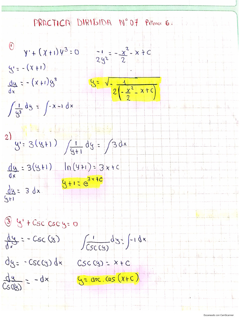 Práctica 07-Matemática Aplicada | PDF