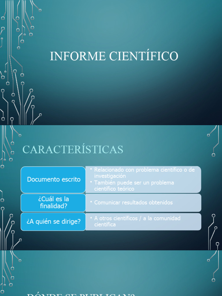 Informe Científico | PDF
