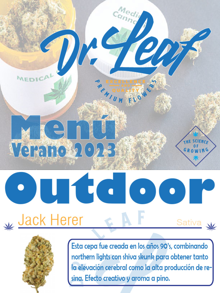 DR Leaf - Menú Junio 2023 | PDF