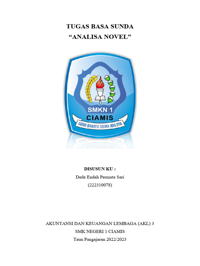 Analisa Novel Sunda | PDF
