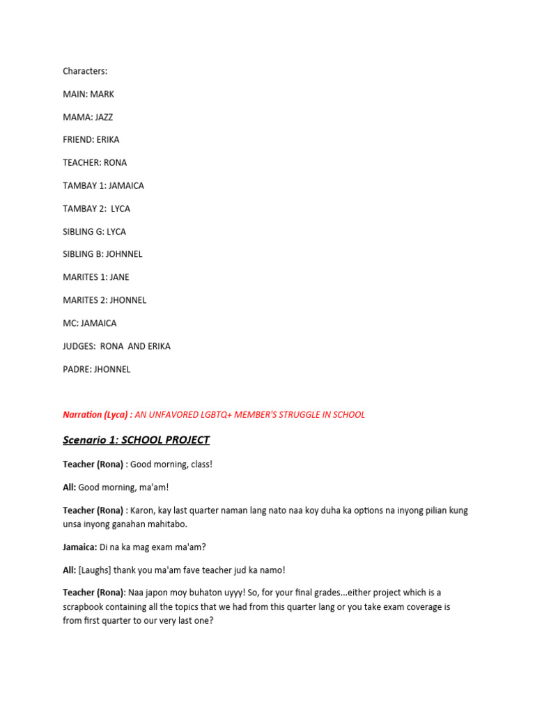 Script For GSPS | PDF | Social Science