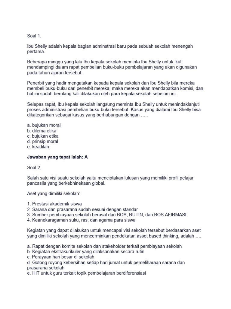 Pretest Modul 3 | PDF