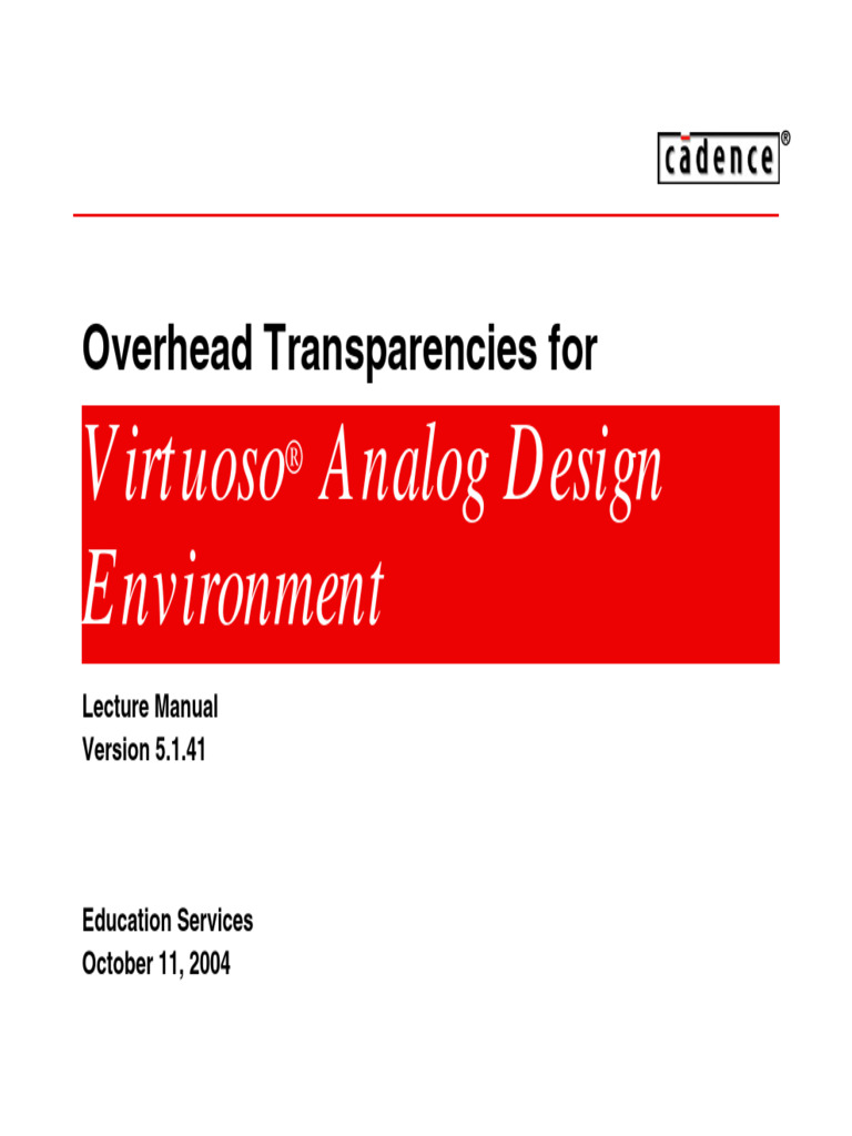 ADE 5 1 41.trans | PDF | Library (Computing) | Spice