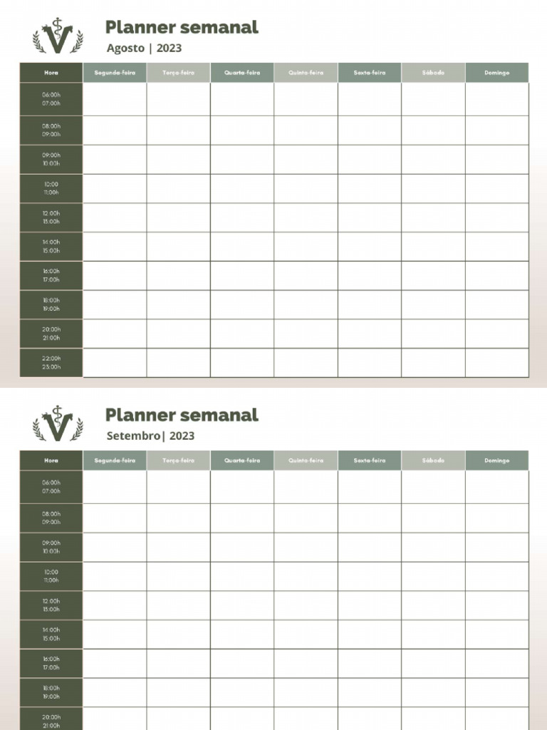 Planer Semestral | PDF