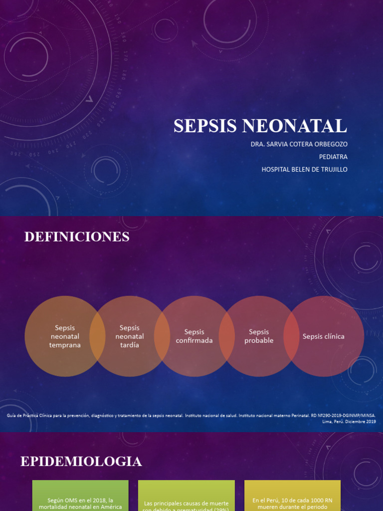 Guía sobre Sepsis Neonatal y Tratamiento | PDF | Septicemia | Parto