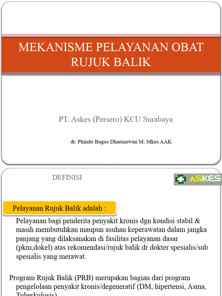 MEKANISME Obat Rujuk Balik | PDF