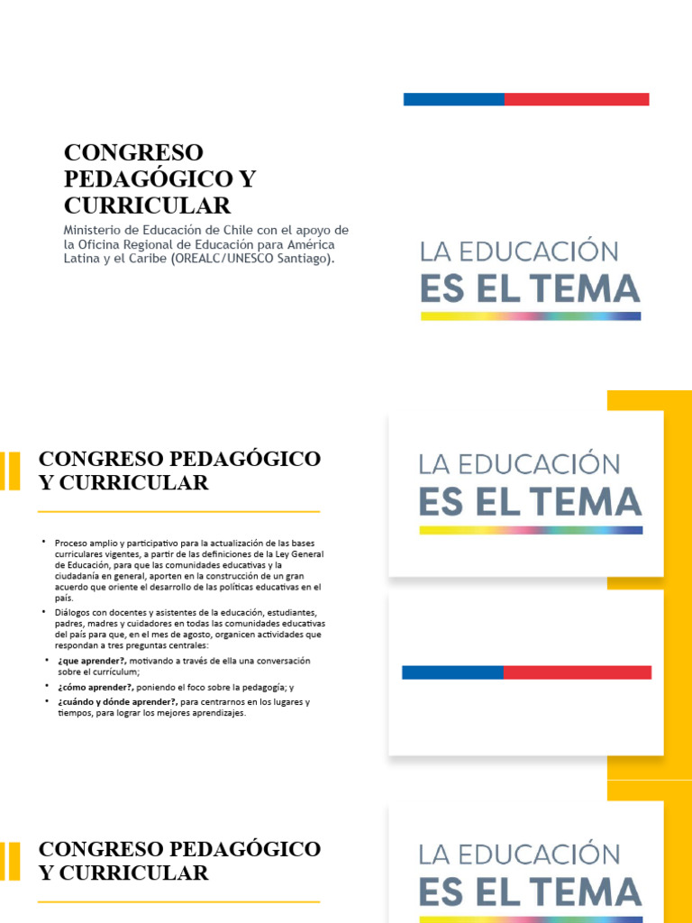 Congreso Pedagógico y Curricular 2023 | PDF | Pedagogía | Plan de estudios